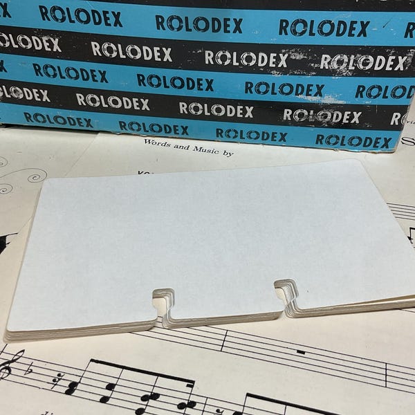 Large Rolodex - Etsy