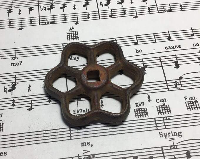 IRON VALVE HANDLE - Gate Valve Handle Knob, Flower Shape - Etsy