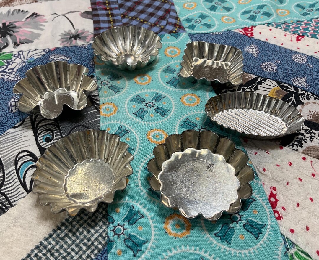 6 Vintage Tart Molds, Matfer Mini Molds - Etsy