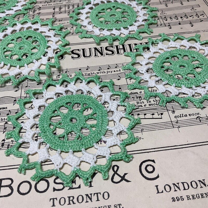 Green Paper Doily - Etsy
