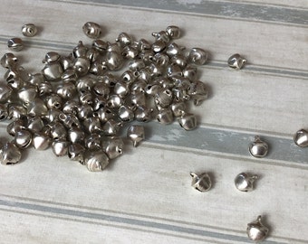 Small Silver Bells - Etsy