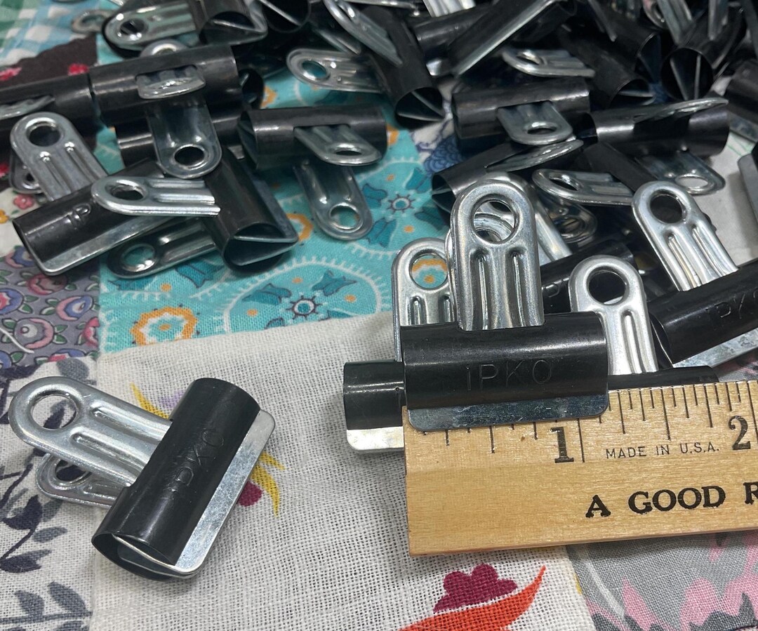 3 Vintage IPKO Binder Clips, Paper Clips for Junk Journals ...