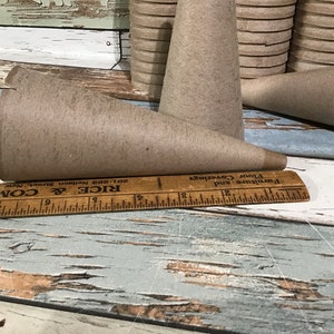 3 Cardboard Craft Cones, Empty Yarn Cones 7 Tall - Etsy