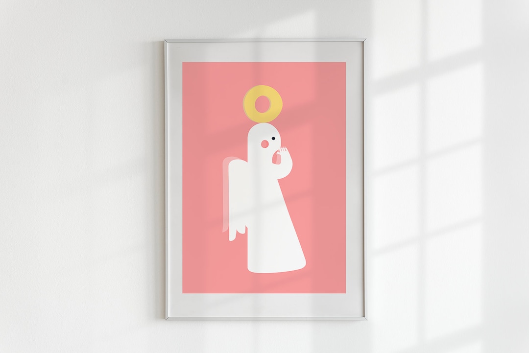Modern Pink Guardian Angel Printable Art - Prayer Poster for Girls ...