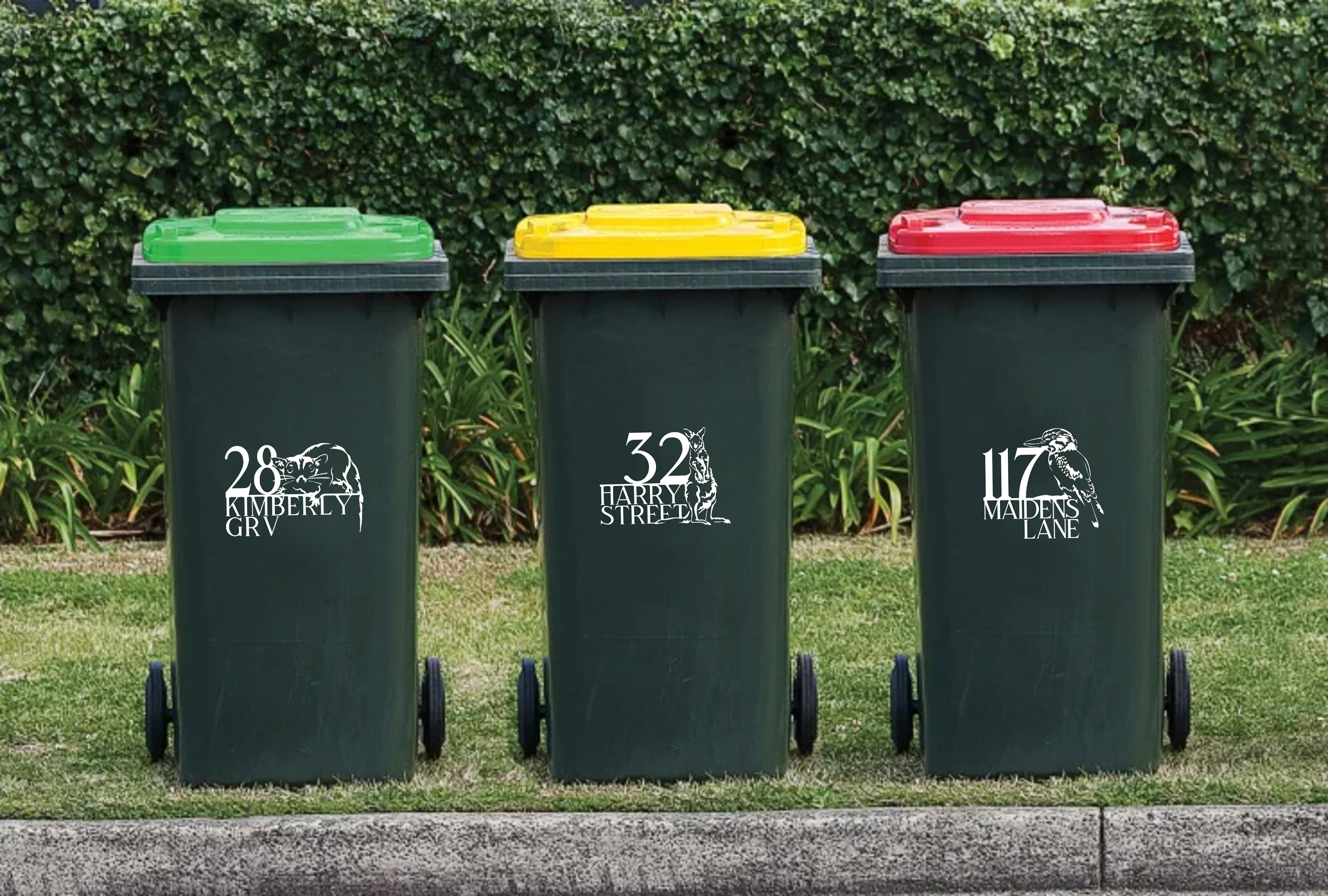 Australian Animal Bin Numbers - Etsy Australia