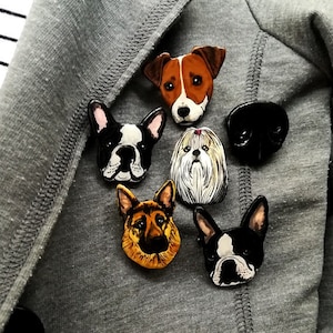 Custom Pet Pin dogs, Cats, Horses, Birds, Etc - Etsy