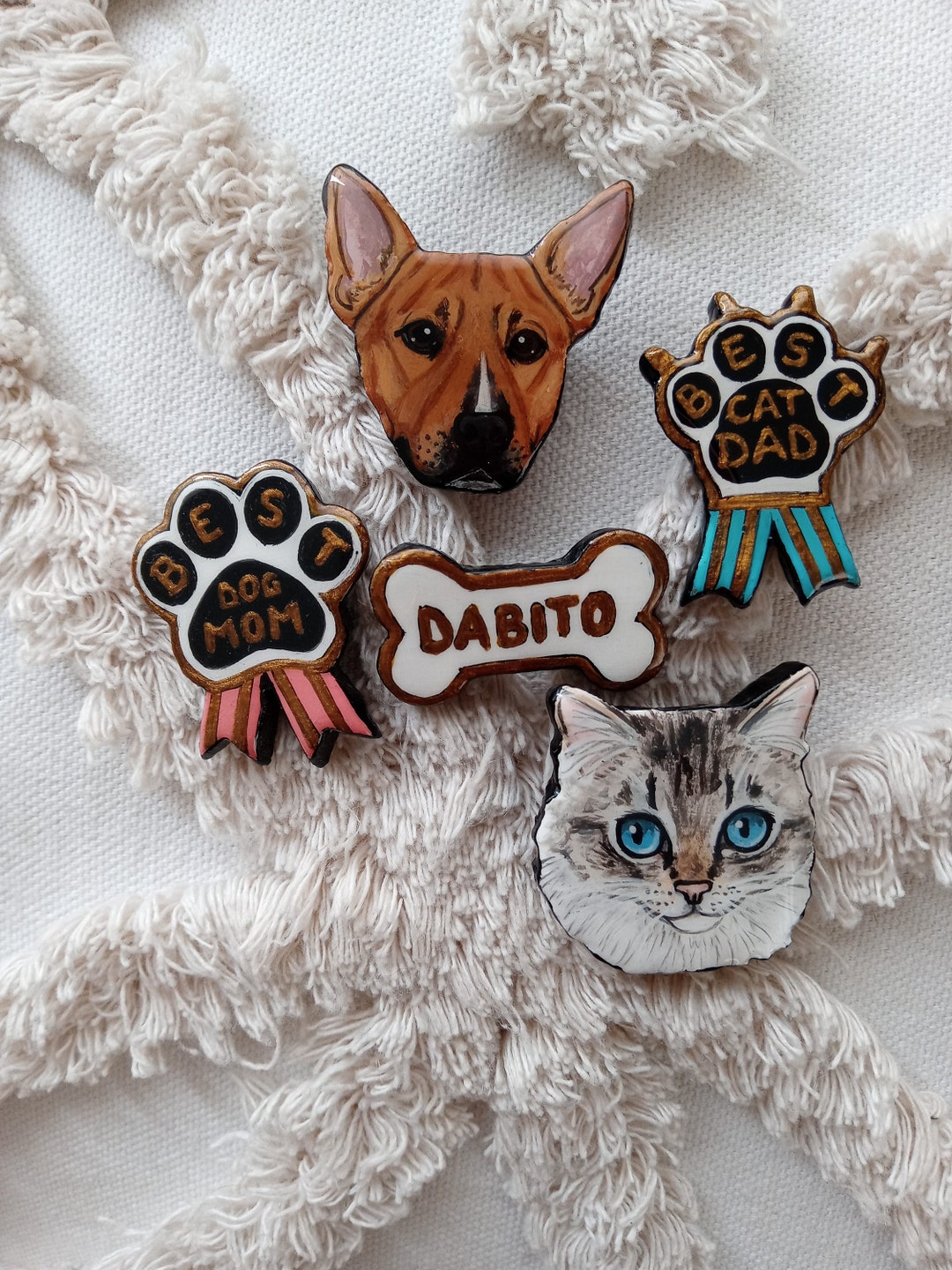 Custom Pet Pins Pack - Etsy