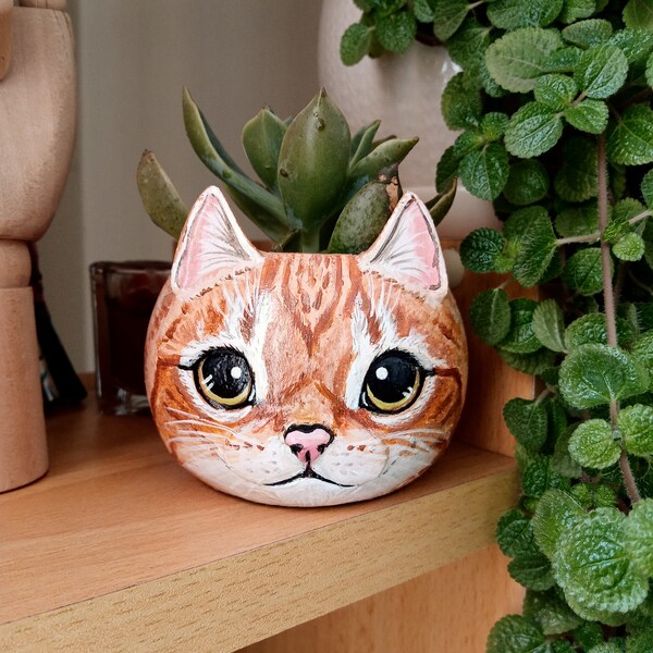 Cat Planter - Etsy