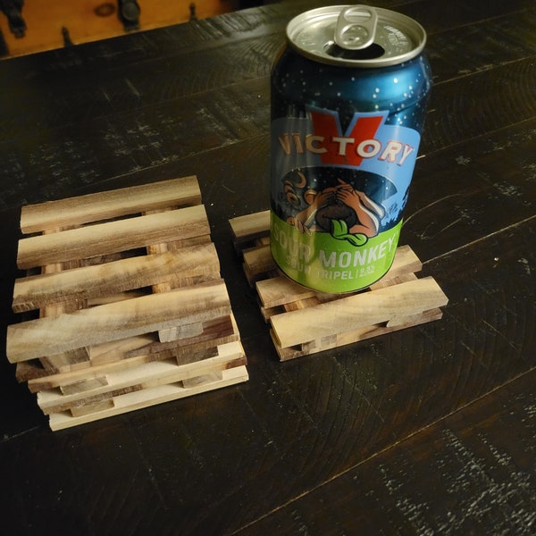 Mini Pallet Coaster - Etsy