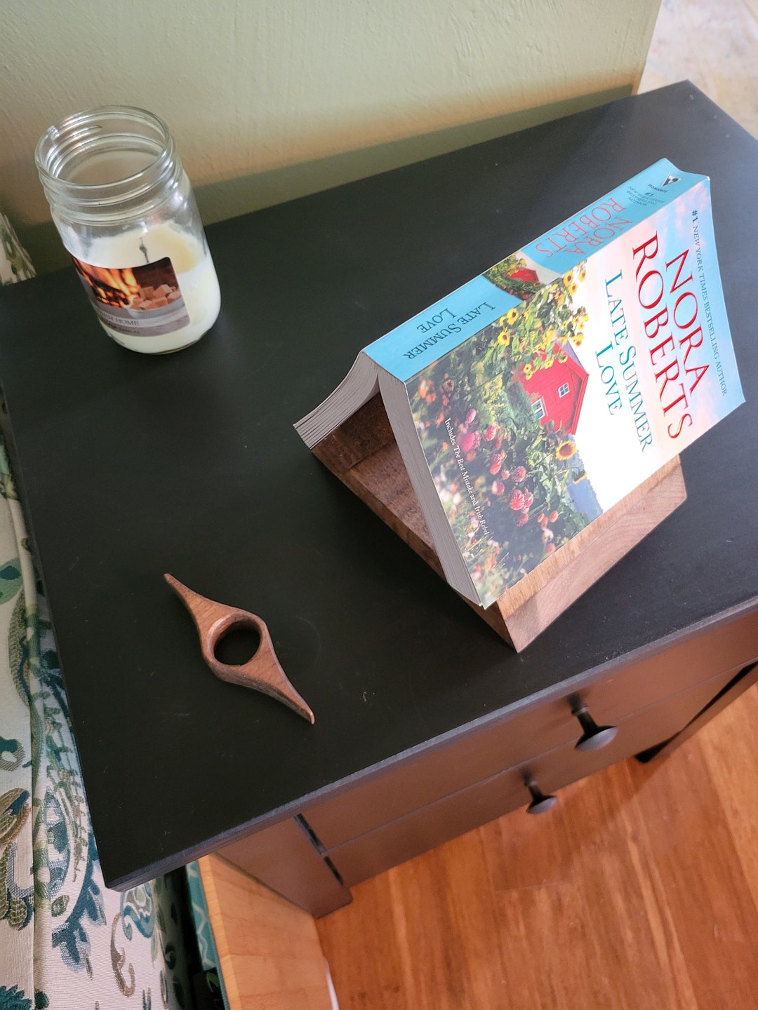 Book Thumb Holder Thumb Book Page Holder Page Speader Book Lover Wooden ...