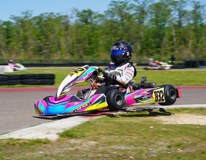 OTK M8 Tony Kart Print / Plot Go Kart Graphic Wrap Template - Etsy ...