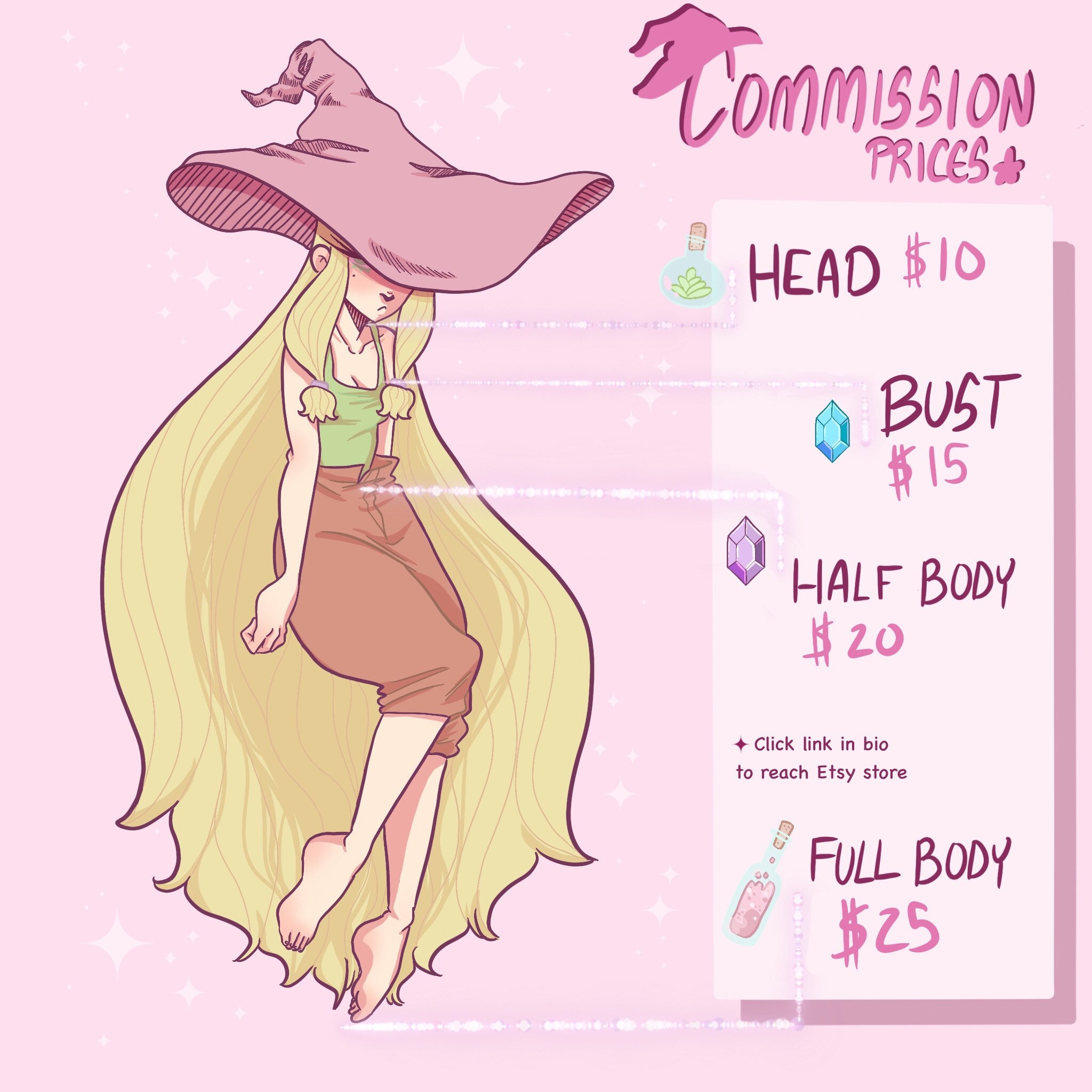 Custom Digital Art Commission Etsy