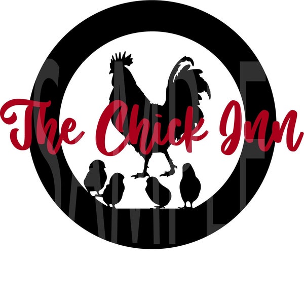 The Chick Inn Svg - Etsy