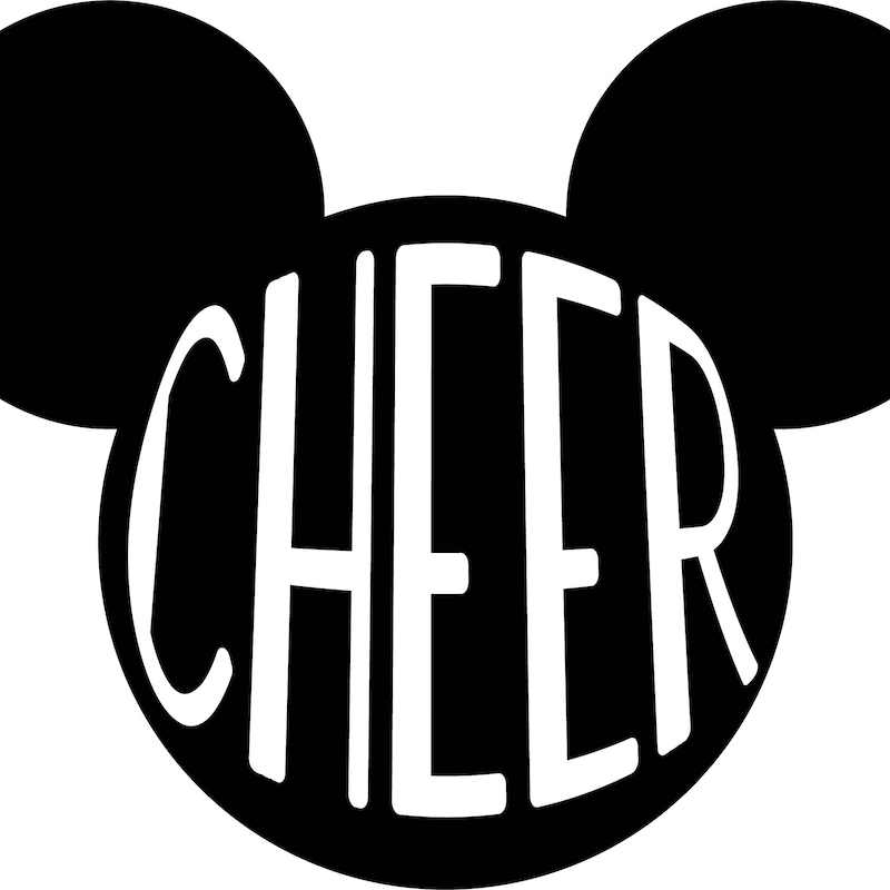 Cheer Minnie Svg - Etsy