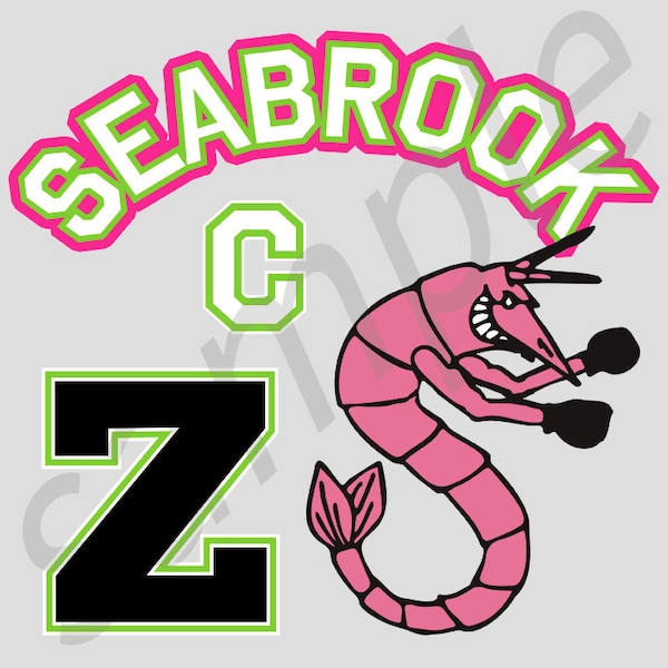 Seabrook High Zombies Svg - Etsy