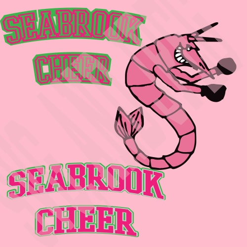Mighty Shrimp Seabrook Cheer SVG JPG PNG - Etsy