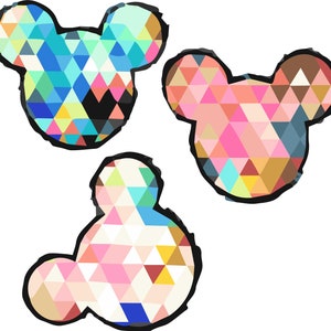 Seamless Mouse Geo Design and Clip Art - Etsy