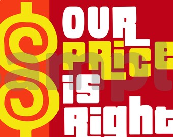 The Price is Right SVG PNG Jpeg | Etsy