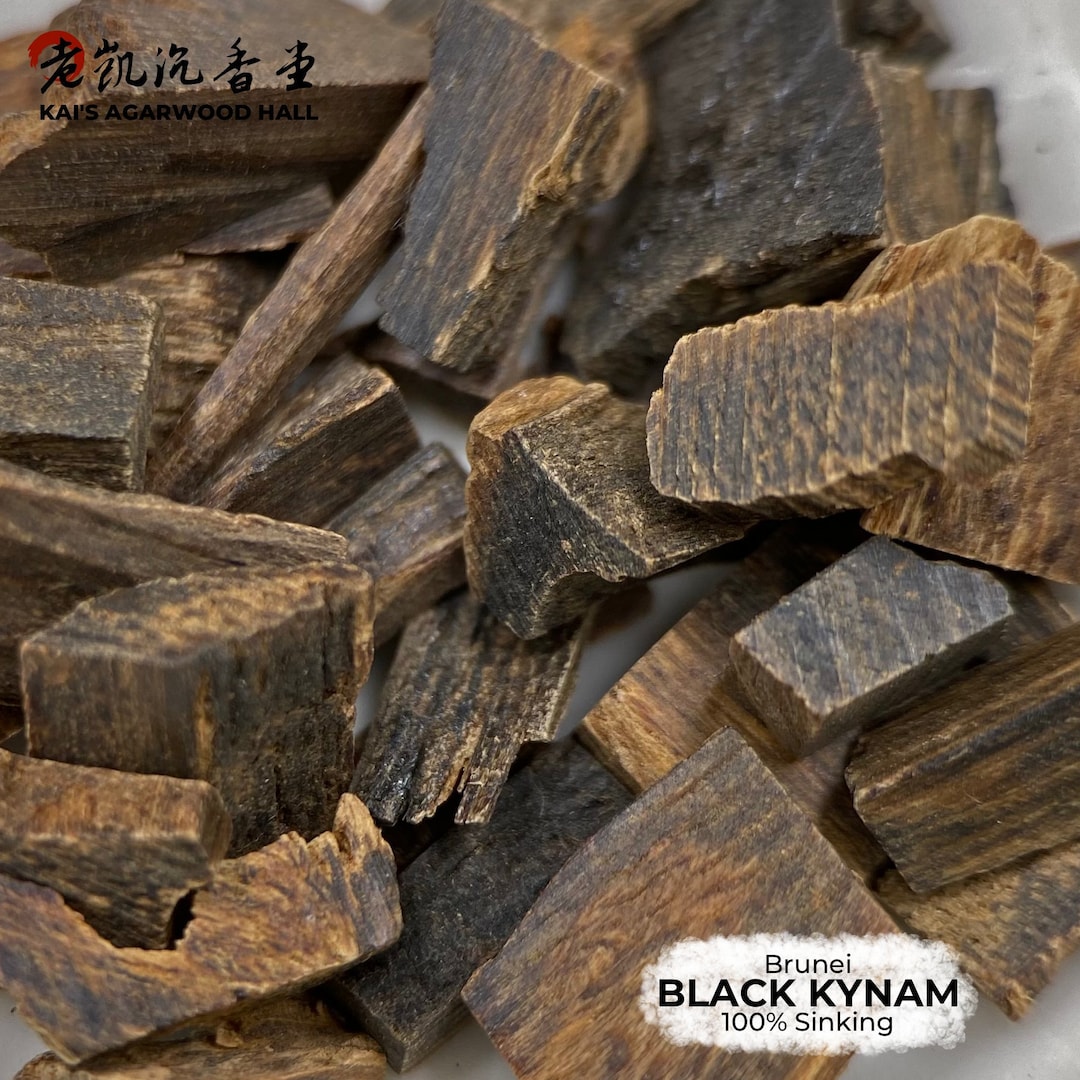 100% Sinking Black Kynam Agarwood Chunks From Brunei - Etsy