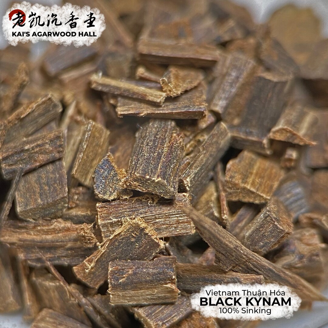 100% Sinking Black Kynam Agarwood Chunks From Vietnam Thuan Hoa - Etsy