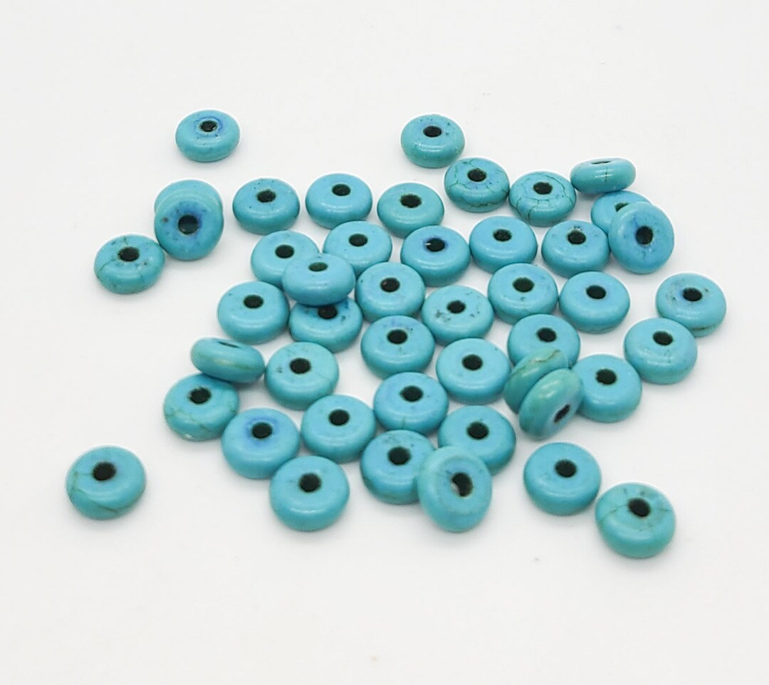 Turquoise Blue Beads Tiny Blue Beads Beads for Bracelet Making DIY ...