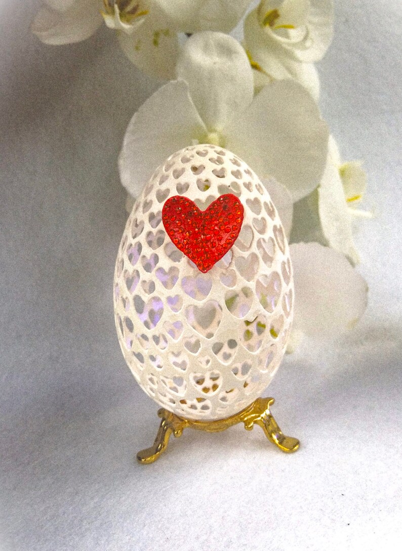 Hand Carve Goose Egg Shell Unique Gift Egg Art Wedding - Etsy