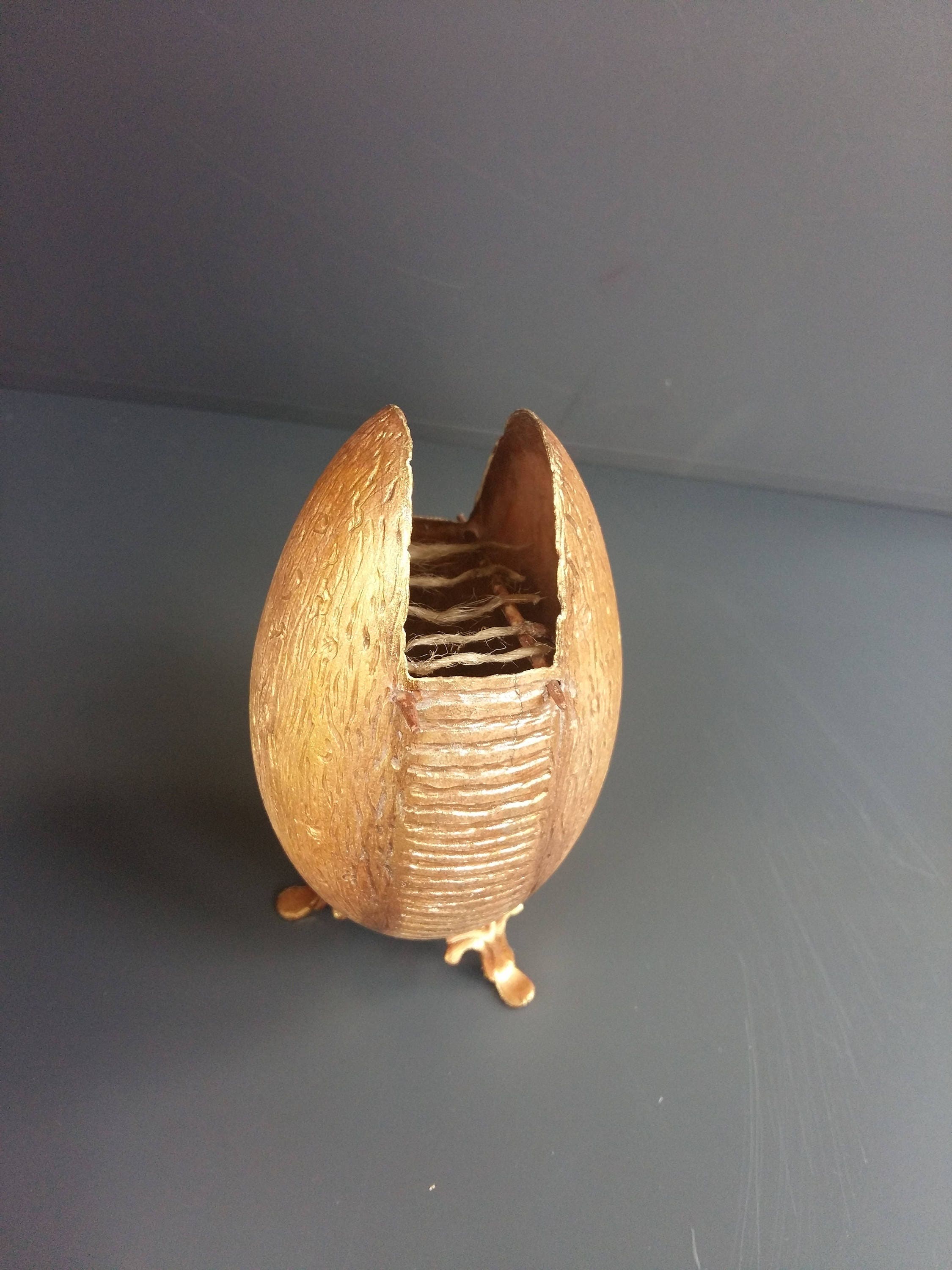 Hand Carved And Decorated Goose Egg Carved Unique Gift | Etsy