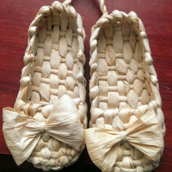 Straw Shoes - Etsy