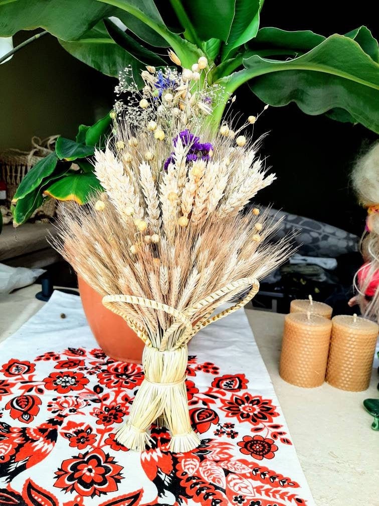 Christmas Decoration, Ukrainian Traditional, Straw Ornaments, Didukh ...
