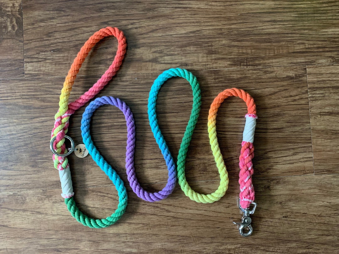 Cotton Rope Rainbow Lead - Etsy