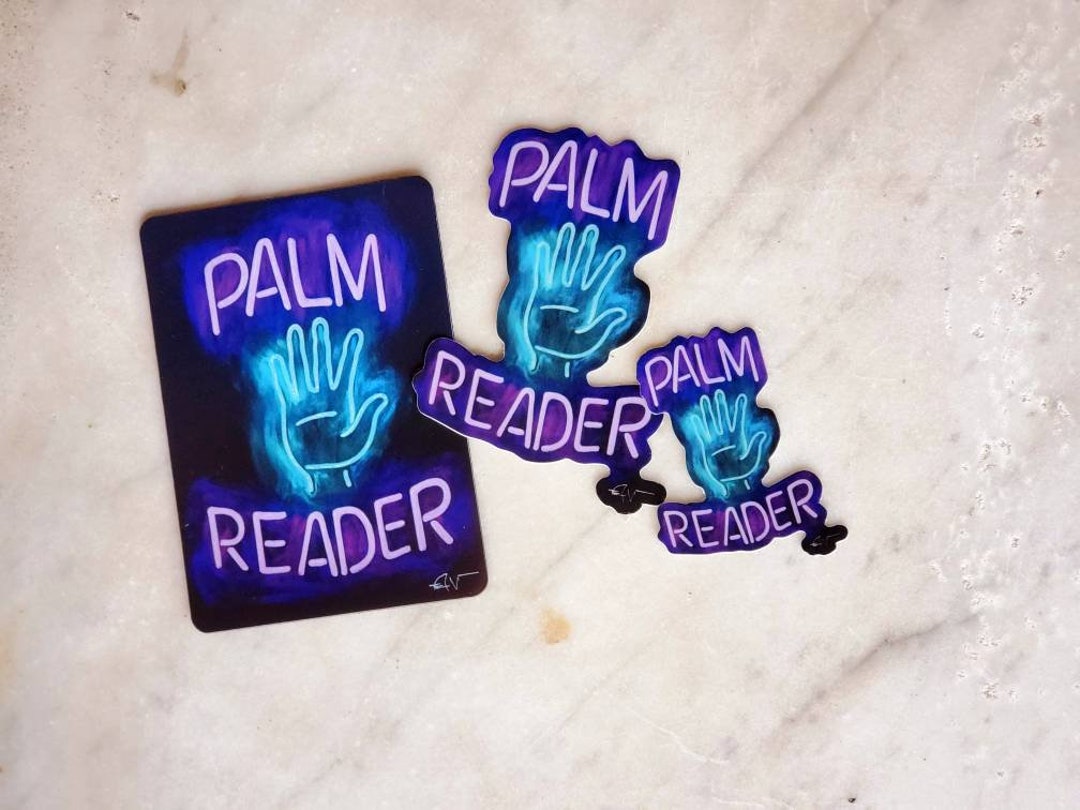 Palm Reader Neon Sign Merch Set - Etsy