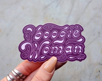 BOOGIE DOWN DECAL Sticker Vinyl Custom Van Vanner Vintage Retro 70s ...