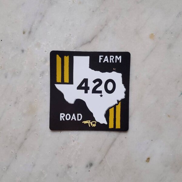 Texas Farm Road Sign - Etsy