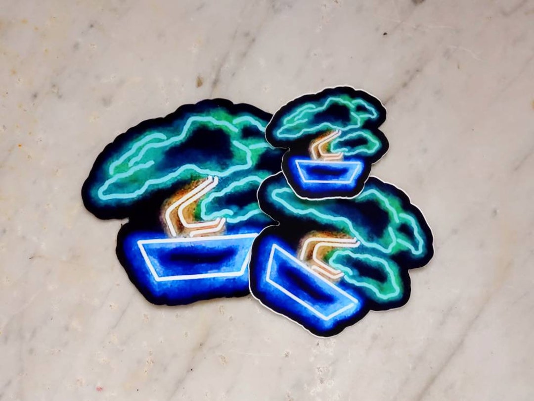 Bonsai Tree Neon Sign Merch Set - Etsy