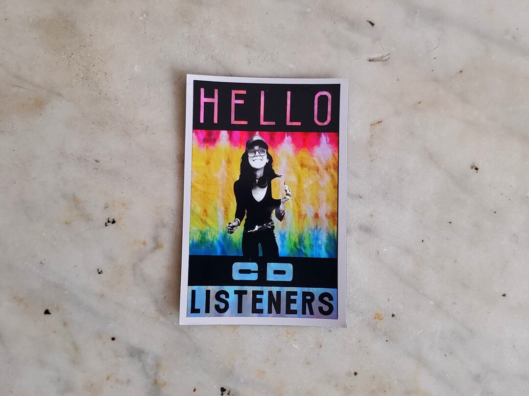 Hello CD Listeners Magnet, Ramblin Arts, Amanda Visger - Etsy