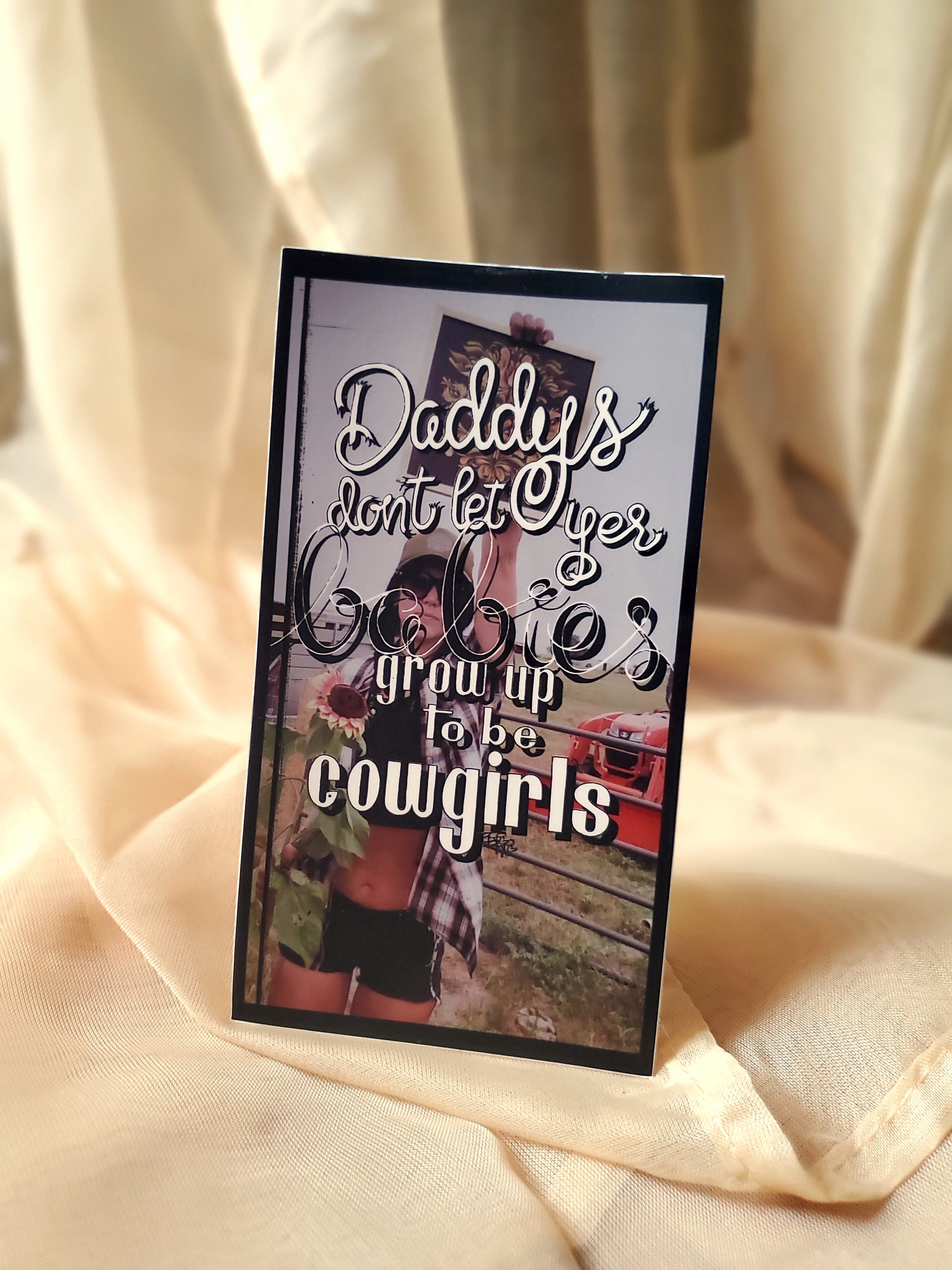 Daddys Dont Let Yer Babies Magnet, Ramblin Arts, Amanda Visger - Etsy