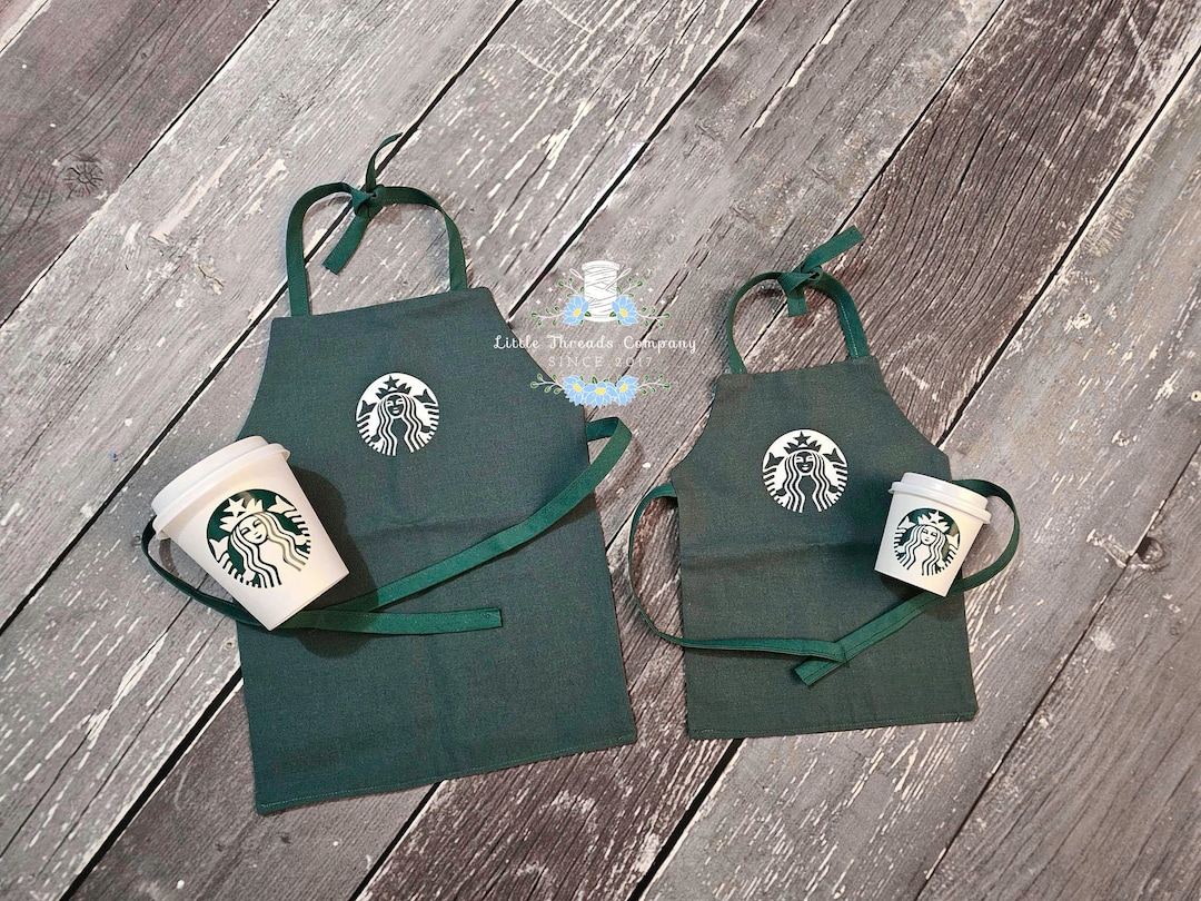 Barista Apron and Cup Photo Prop Newborn, Toddler & Child Sizes ...