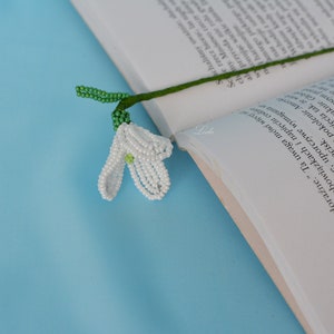 Beaded Snowdrops, French Beaded Flowers, Spring Flowers - Etsy
