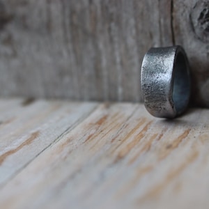 Hand Forged Iron Ring - Etsy