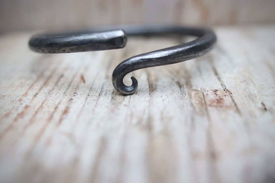 Tribal Iron Bracelet, Torc, Viking Ring, Viking Arm Ring, Norse Arm ...