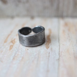 Hand Forged Iron Ring - Etsy