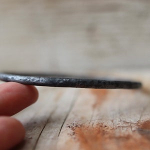 Delicate Iron Bangle - Etsy