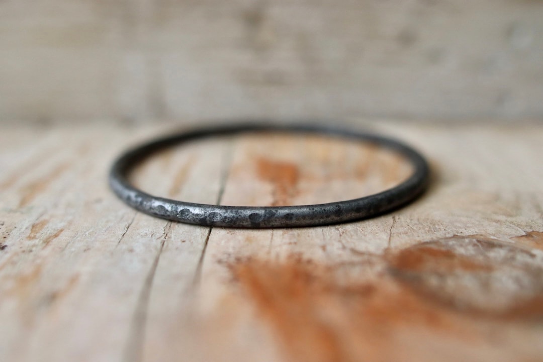 Delicate Iron Bangle - Etsy