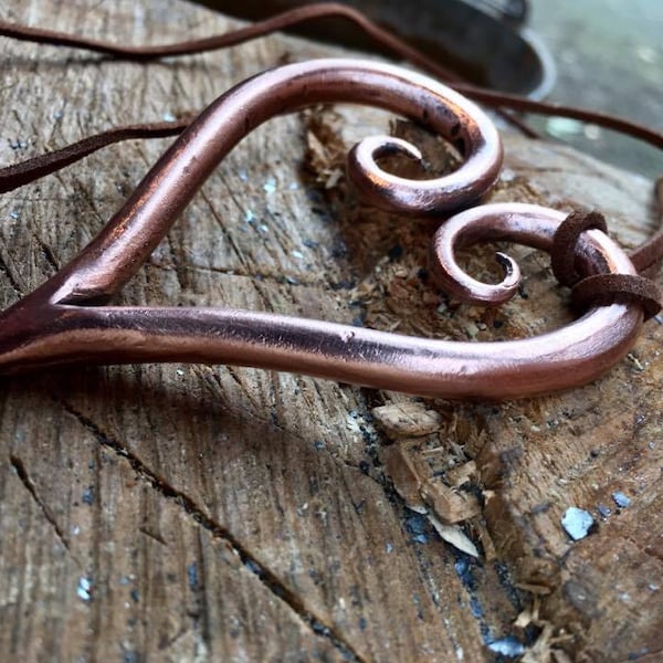Hand Forged Necklace - Etsy