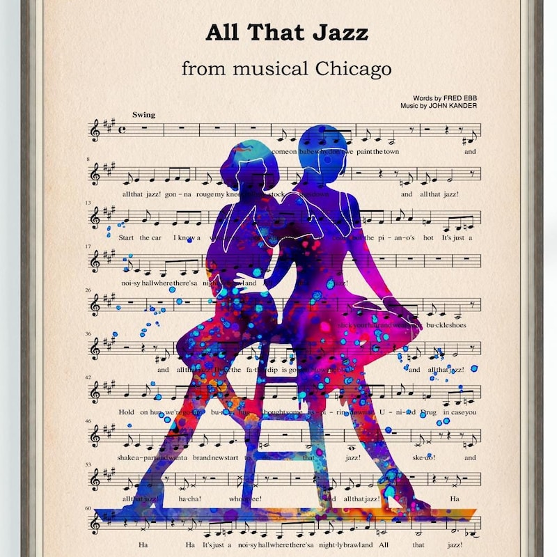Jazz Chicago Poster - Etsy