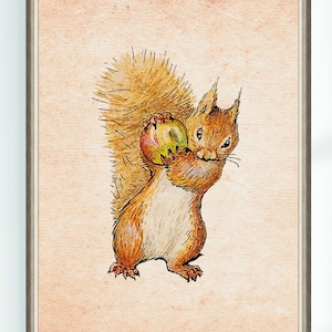 The Tale of Squirrel Nutkin Peter Rabbit Beatrix Potter Character ...