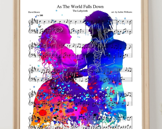 Labyrinth Sarah and Ludo Art Print - Etsy