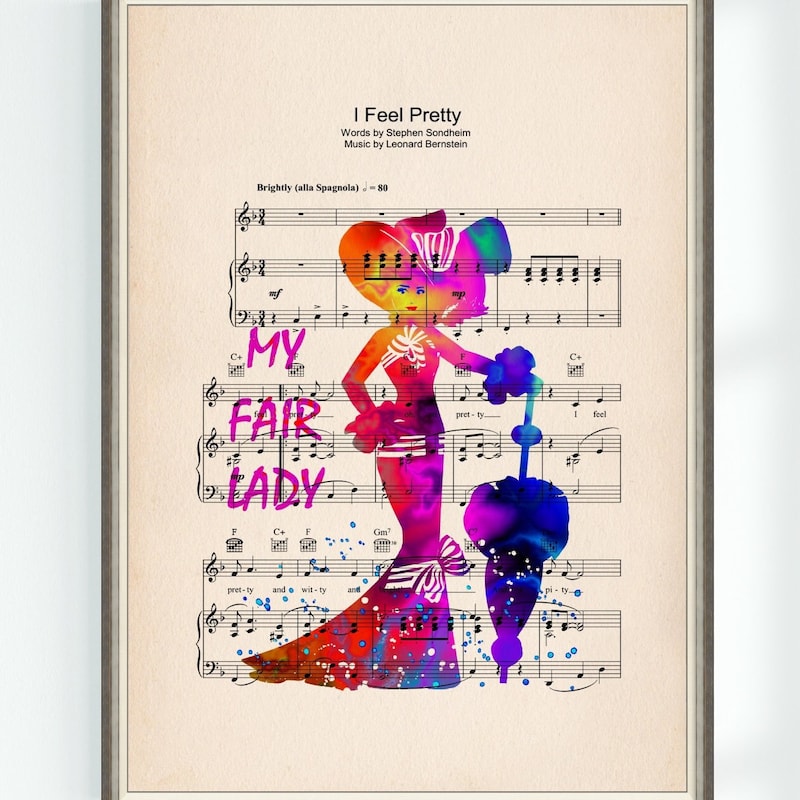 Pretty Lady Art Poster - Etsy