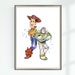 Toy Story Poster Woody and Buzz Art Print Nursery Printable Baby Room ...