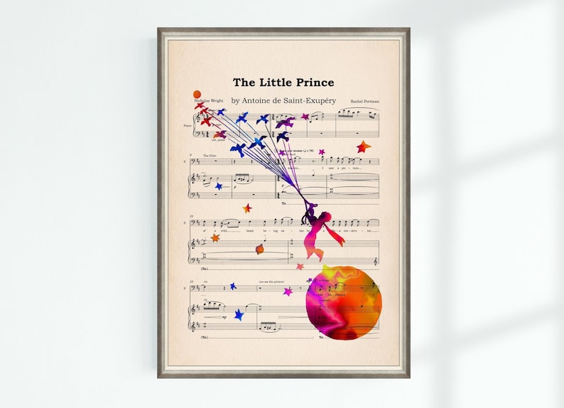 Little Prince Musical Poster Bird Print the Little Prince Opera Music ...